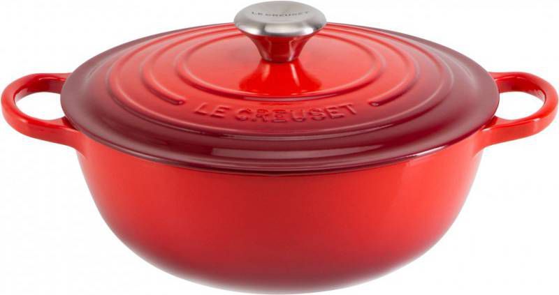 Le Creuset Marmite Pan ø 32 cm Oranje/Rood - Receptenvandaag.nl webshop